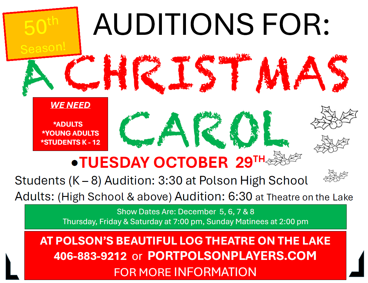 Port Polson Players – Live Theatre on Flathead Lake in Polson Montana